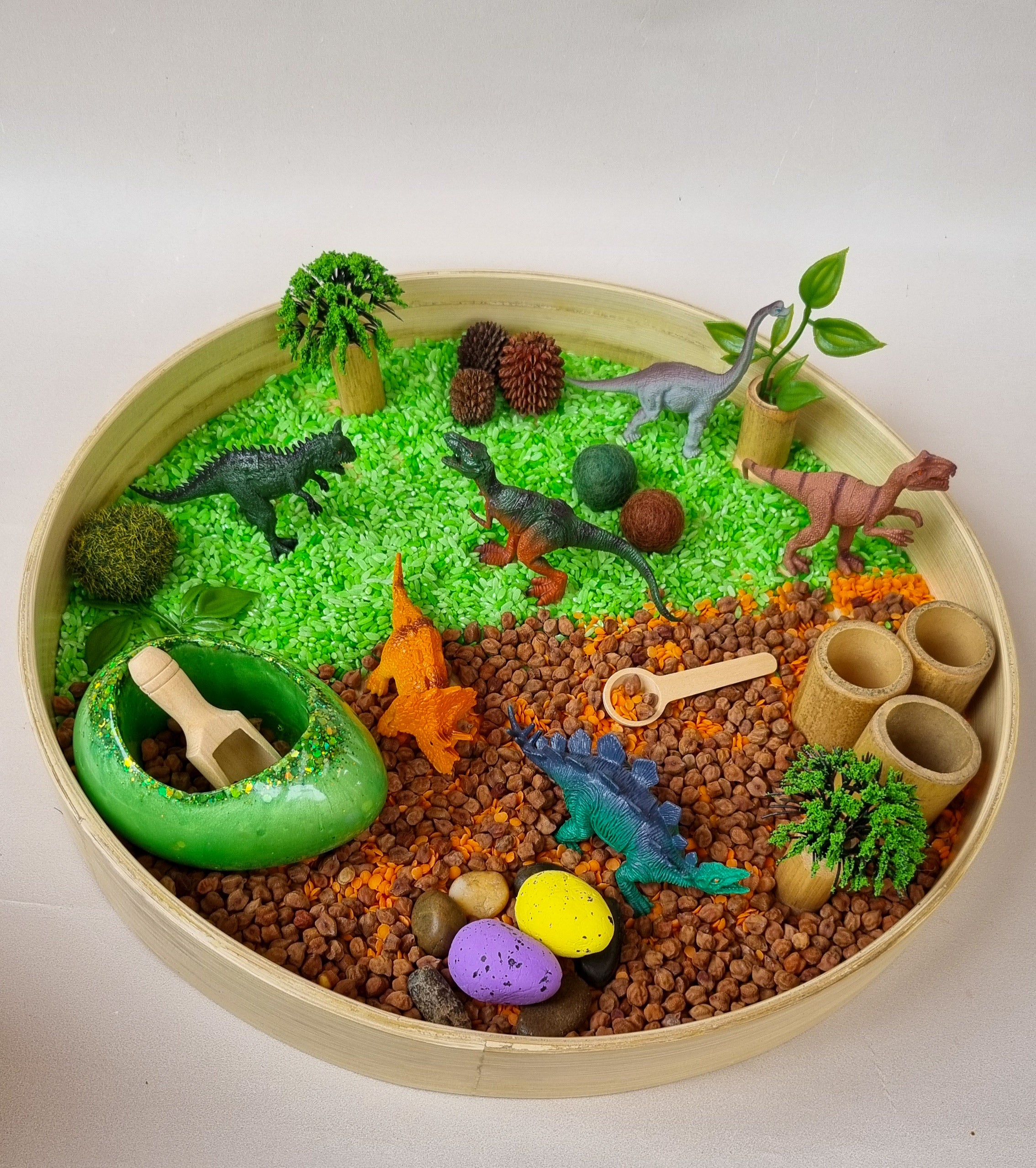 Dinosaur Small World Sensory Kit – Curious by Nature - Sensory Play